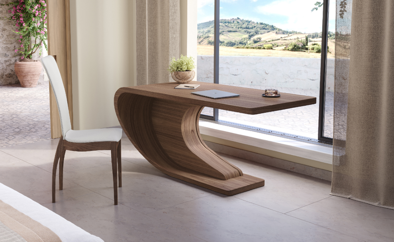 Bespoke Curved Desks: Iconic Designs for Home Offices – Tom Schneider