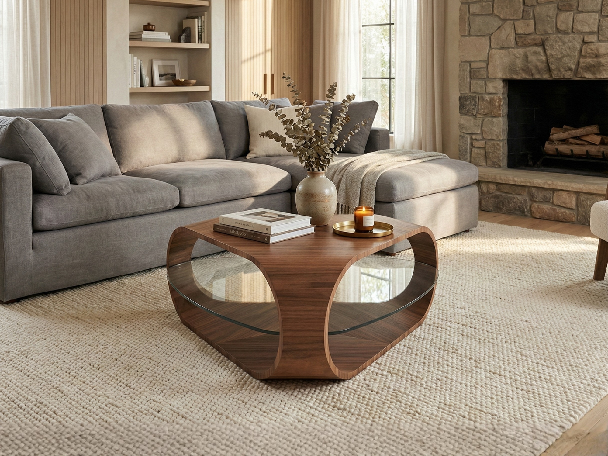 Cornerless Tri Coffee Table – Tom Schneider