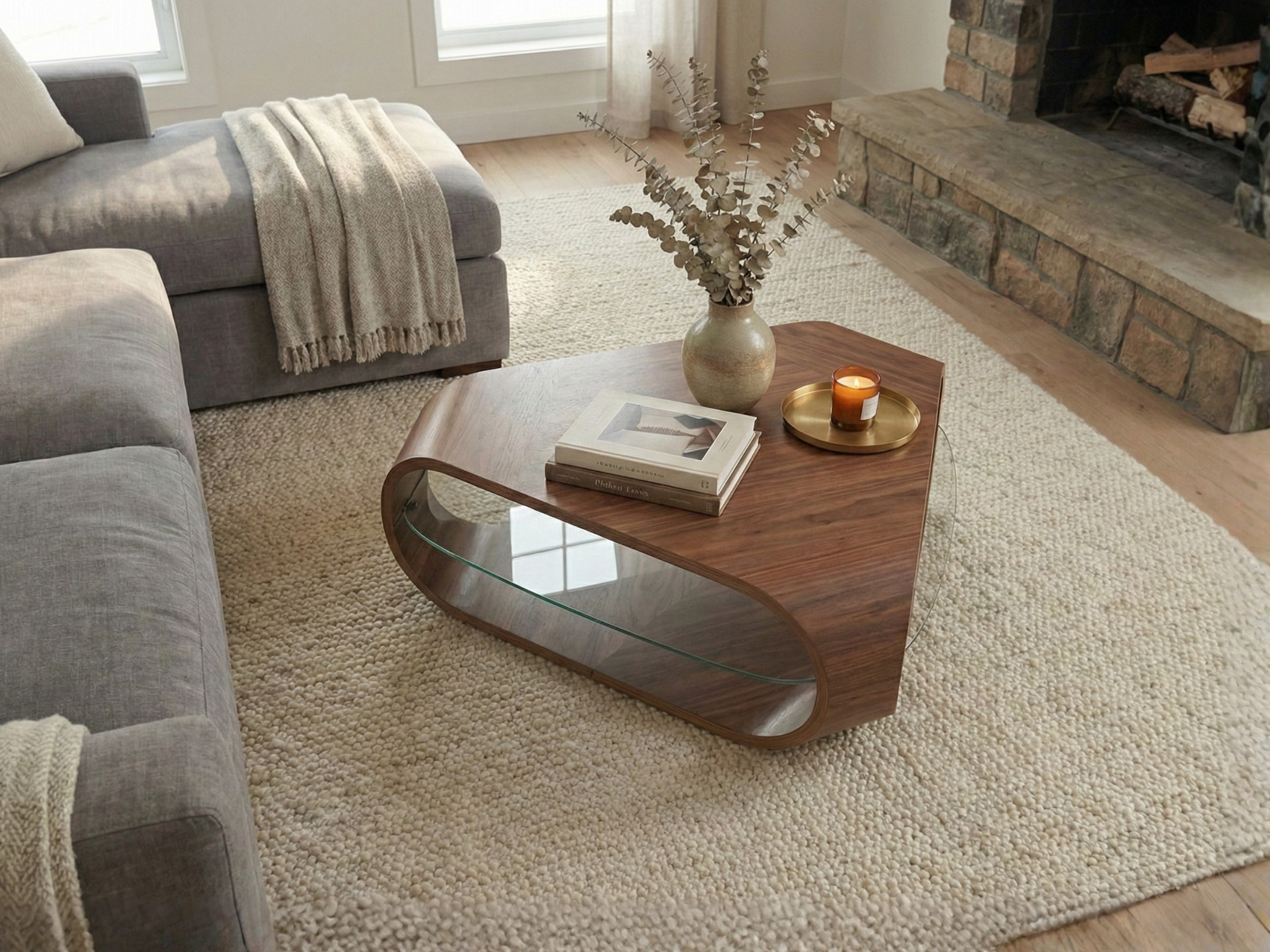Cornerless Tri Coffee Table – Tom Schneider