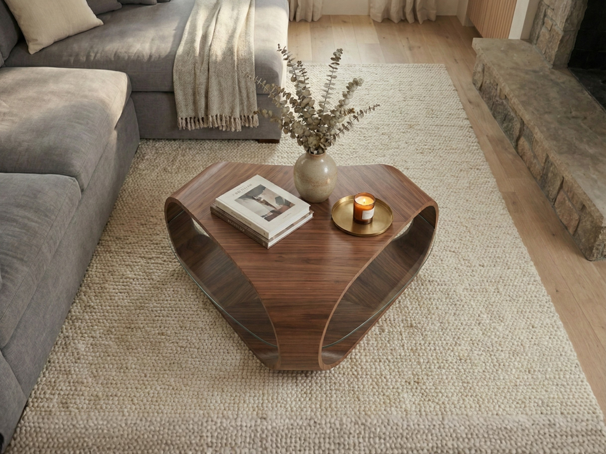 Cornerless Tri Coffee Table – Tom Schneider