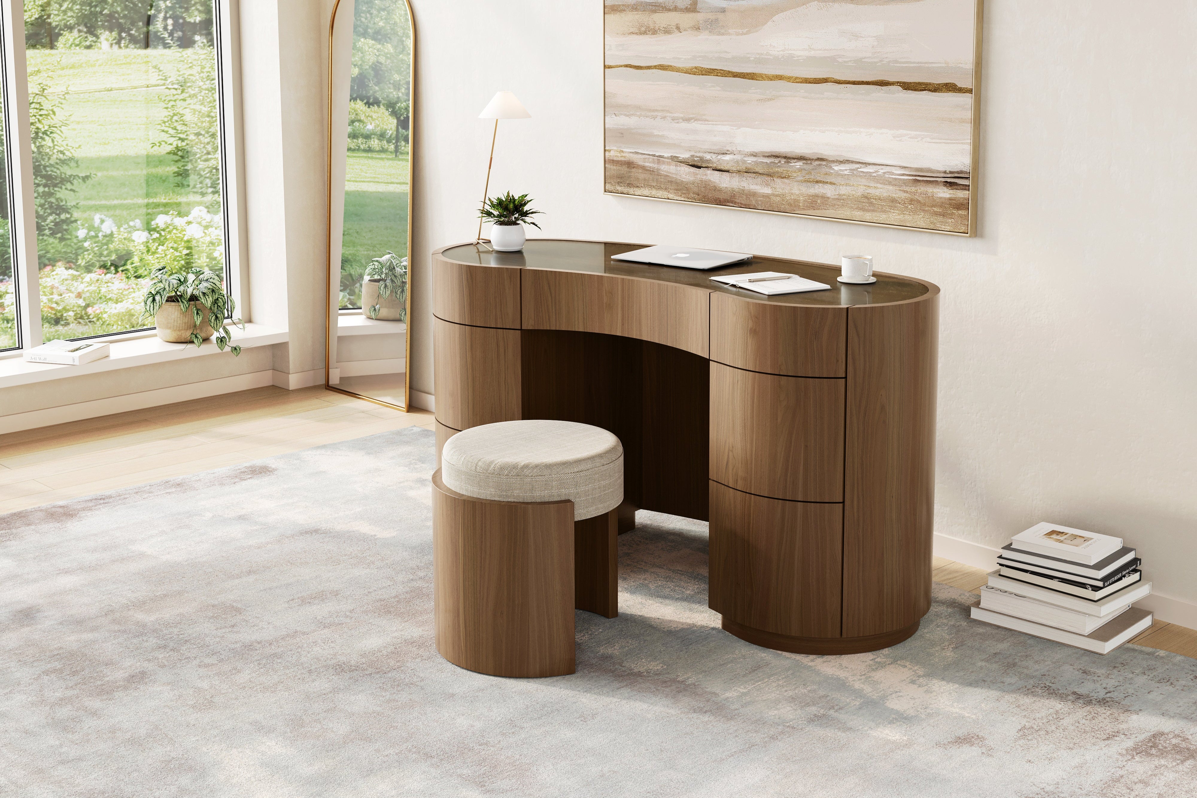 Swirl Desk / Dressing Table – Tom Schneider