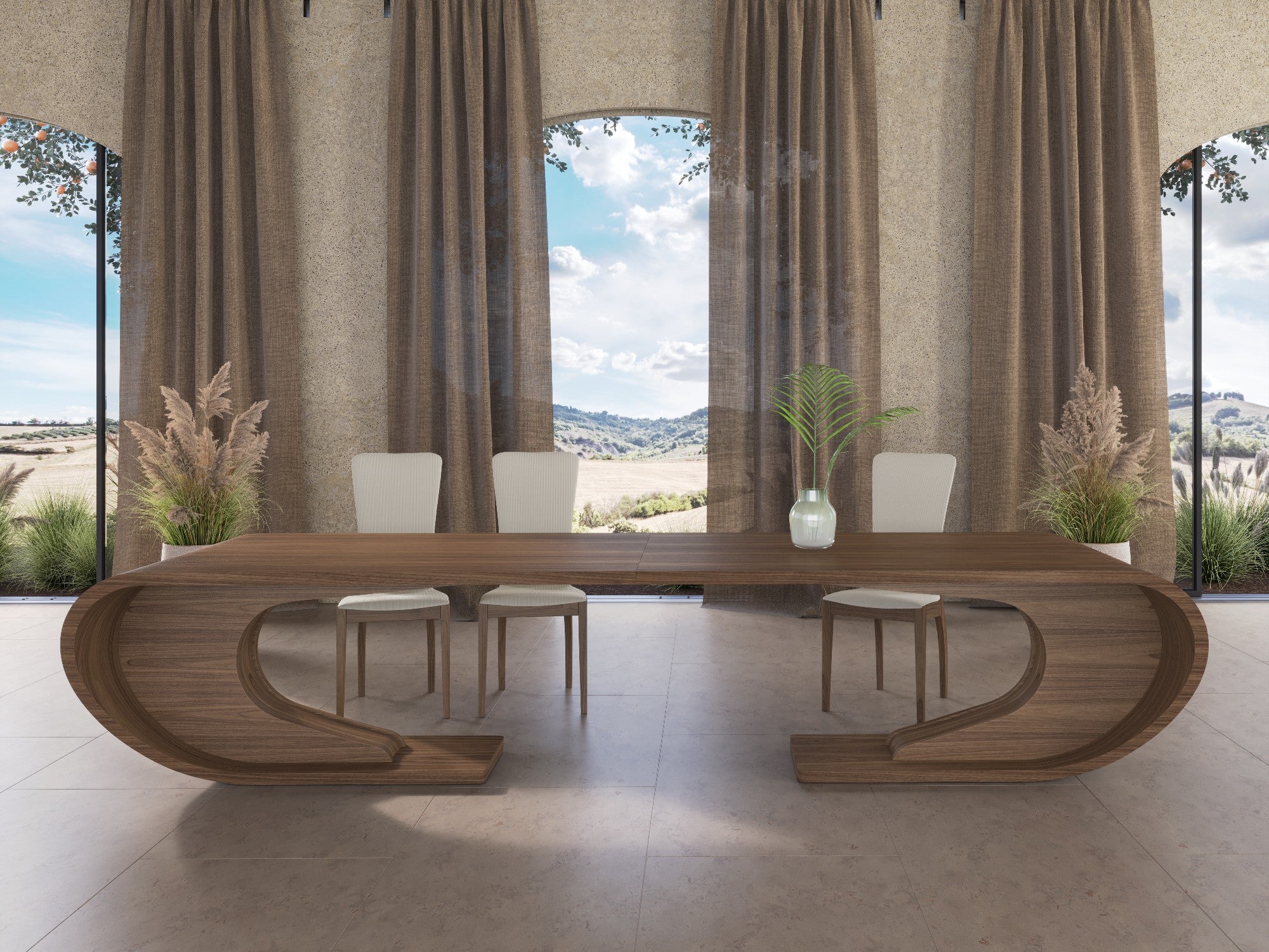 Crest Double Dining Table – Tom Schneider