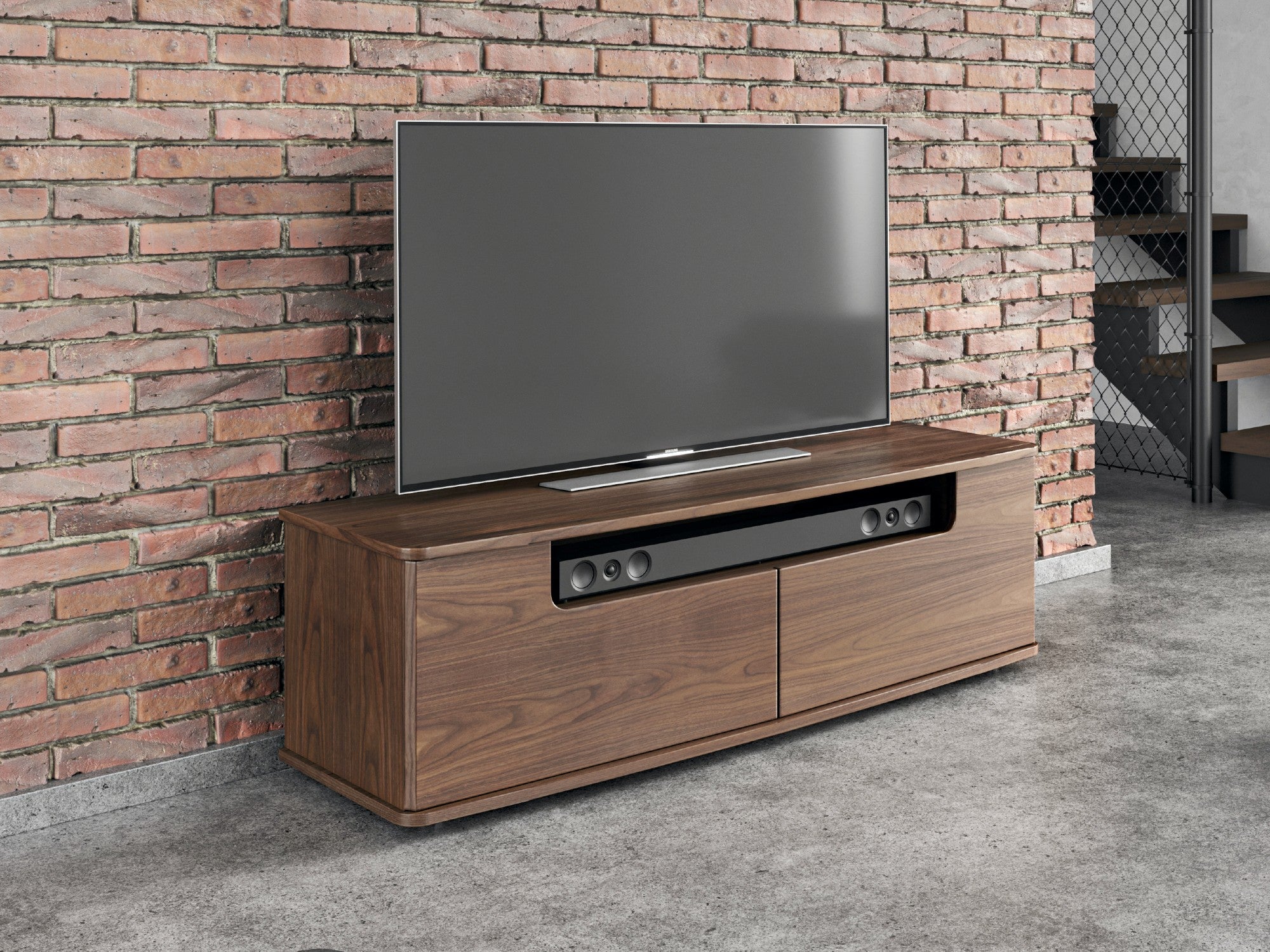 Curve media cabinet – Tom Schneider