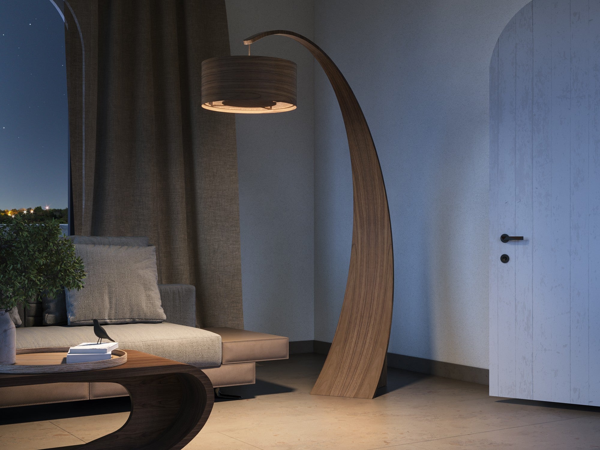 Swoop Floor Light – Tom Schneider